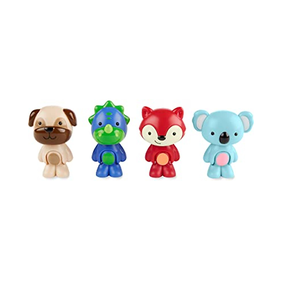 Skip Hop Zoo Crew Figurine Set, 4 Pack, Toy for Kids 2 Years and Up