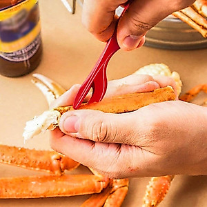 12Pcs Crab Legs Crackers, Seafood Cracker for Crab, Lobster, Crawfish, Prawns and Shrimp, Super Easy Seafood Sheller, Seafood Tools
