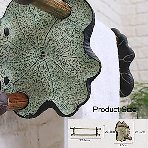 Bath Towel Bar Personality Retro Bathroom Rack Holder, Antique Bathroom Creative Art Hand Wash Towel Rack Towel Bar Rail Towel Holder