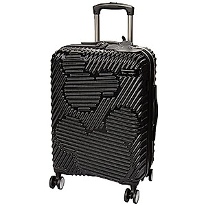 American Tourister Disney Molded Hardside Expandable Luggage with Spinner Wheels, Black, Carry-On 20-Inch