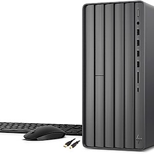 HP 2022 Newest Envy Desktop, Intel Core i7-10700 Processor, 16 GB RAM, 1TB SSD Storage + 1TB HDD, Wi-Fi 5, Windows 11 Pro, USB Wired Keyboard and Mouse Combo