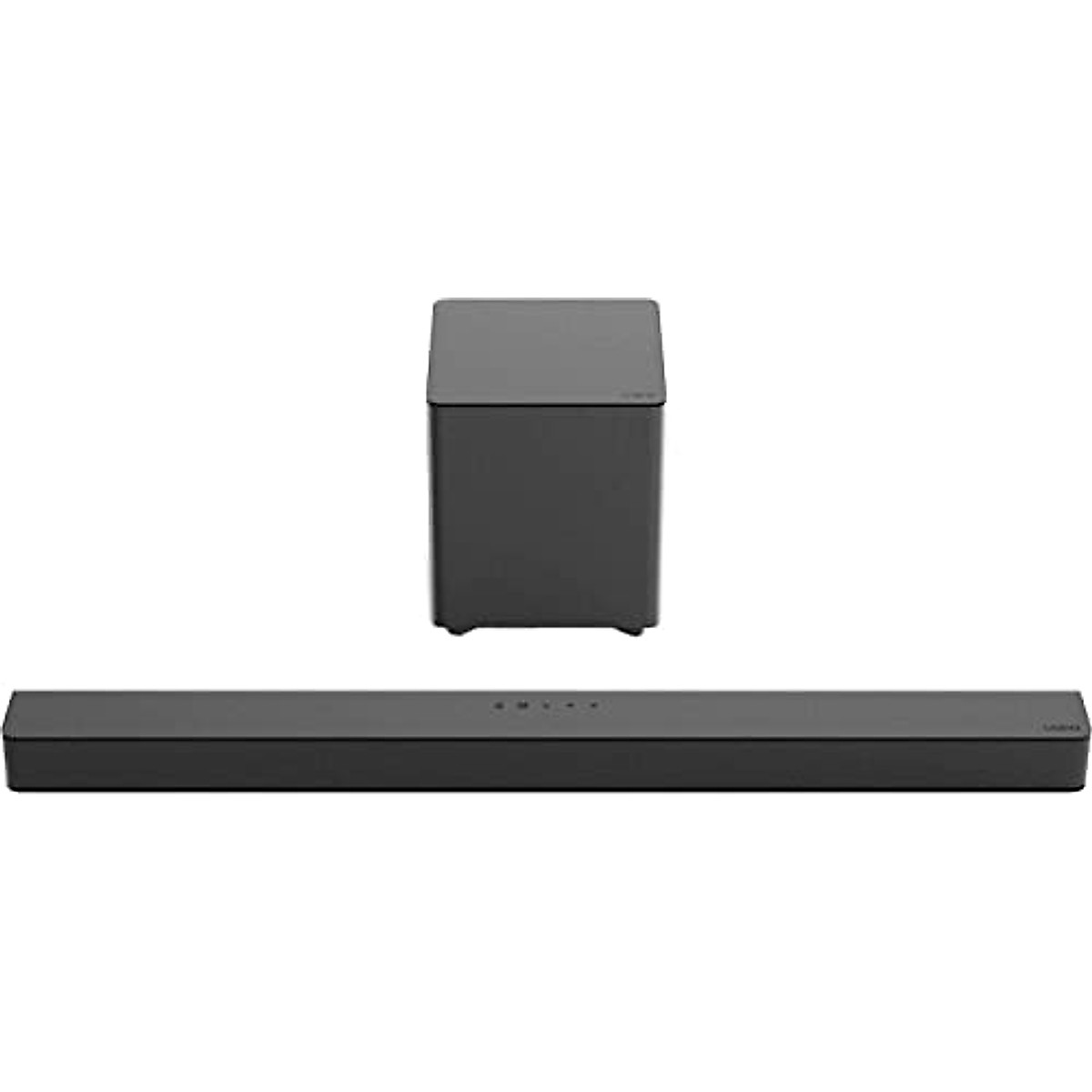 VIZO V-Series 2.1 Home Theater Sound Bar with DTS:X, Wireless Subwoofer, Bluetooth, Voice Assistant Compatible, Includes Remote Control - V21-H8 (Renewed)