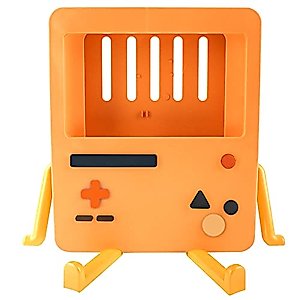 GRAPMKTG Charging Stand for Nintendo Switch Accessories Portable Dock Compatible for Nintendo Switch OLED Cute Case Decor Gift Men Women Kids Orange