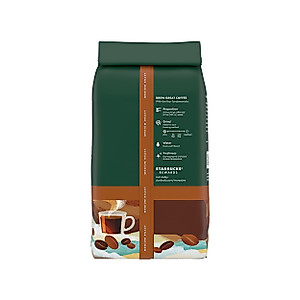 Starbucks Whole Bean Coffee, Medium Roast Coffee, Breakfast Blend, 100% Arabica, 1 bag (18 oz)