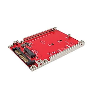 Ableconn IU2-M2132 M.2 NVMe to U.2 Adapter - Turn M.2 NVMe SSD to 2.5" Drive with U.2 (SFF-8639) Interface - M2 SSD Converter - PCIe M.2 NVMe to U.2 Host Adapter