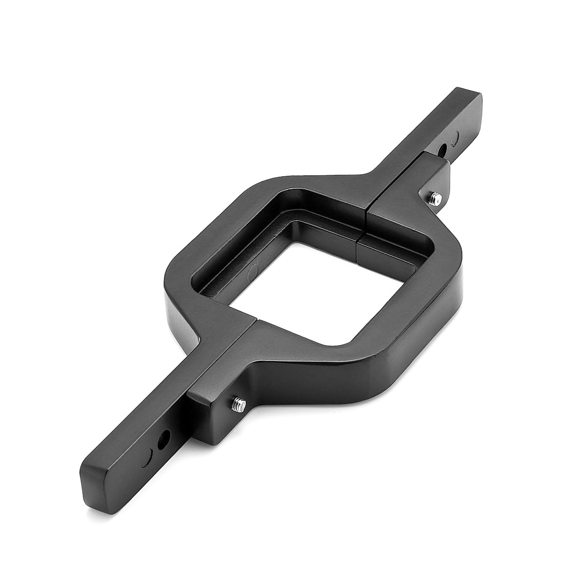 Dasen Universal Tow Hitch Receiver Light Bar Mount Bracket Compatible with Dual LED Cube/Work Lights Pod Backup Rear Reverse Truck Trailer SUV Off-Road