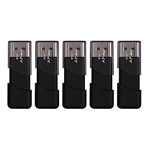 PNY 16GB Attaché 3 USB 2.0 Flash Drive, 5-Pack