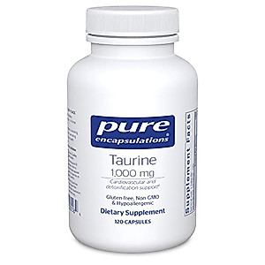 Pure Encapsulations Taurine 1,000 mg | Amino Acid Supplement for Liver, Eye Health, Antioxidants, Heart, Brain, and Muscles* | 120 Capsules