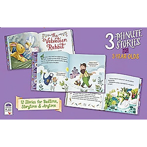 3-Minute Stories for 3-Year-Olds Read-Aloud Treasury, Ages 3-6