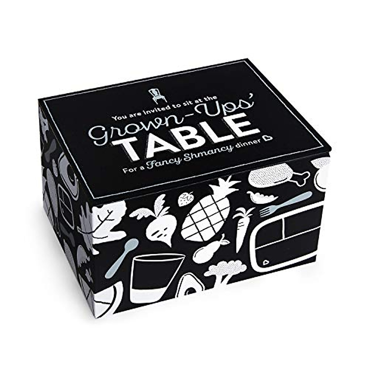 Munchkin® Grown Ups Table 7pc Toddler Feeding Supplies Gift Set, Includes Plates, Bowl, Open Cup and Stainless Steel Utensils, Grey