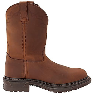 Rocky Men's FQ0001108 Western Boot, Trail Brown, 11.5 W US