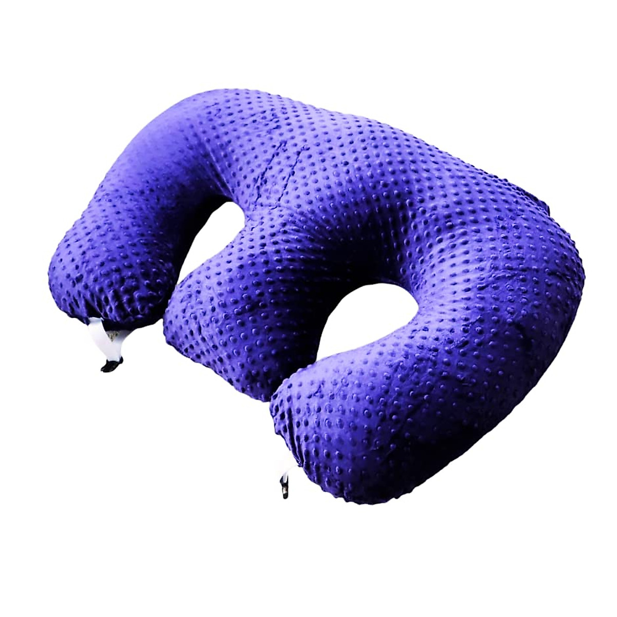 Twin Z The Pillow - Purple - 6 uses in 1 Twin Pillow ! Breastfeeding, Bottlefeeding, Tummy Time, Reflux, Support and Pregnancy Pillow! Contains no Foam!