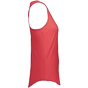 Augusta Sportswear Girls Lux Tri-Blend Tank, Red Heather, L