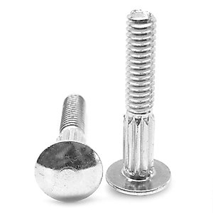 1/4-20 x 1 3/4 Coarse Thread Rib Neck Carriage Bolt Stainless Steel 18-8 Pk 400