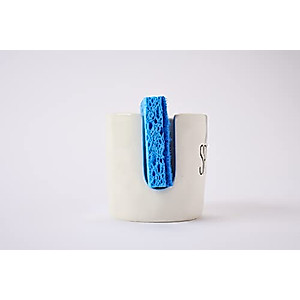 Mud Pie Kitchen Dish Sponge Holder Caddy, Off White