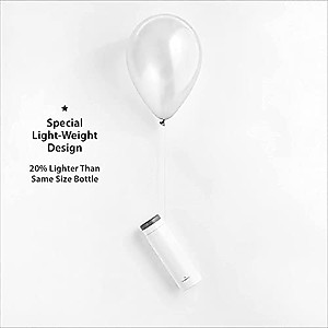 GrandTies Lightweight Travel Water Bottle with Strainer- 20oz Vacuum Insulated Water Bottles for Men & Women, Double Walled Metal Canteen, Keep Your Favorite Beverages Hot or Cold (White)