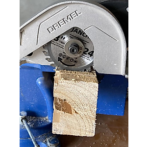 3Pack 3 Inch 24T Carbide Circular Saw Blade for Cuts Woods, Plastic, PCV, Acrylic, Aluminum, 7/16" Arbor Compatible with All Dremel Saw-MAX, Ultra-Saws, RotoZip Saws, Rigid 3" Multi-Material Saw