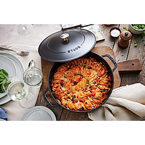 STAUB 40511 472/0 with Chistera 28 cm Cast Iron Black