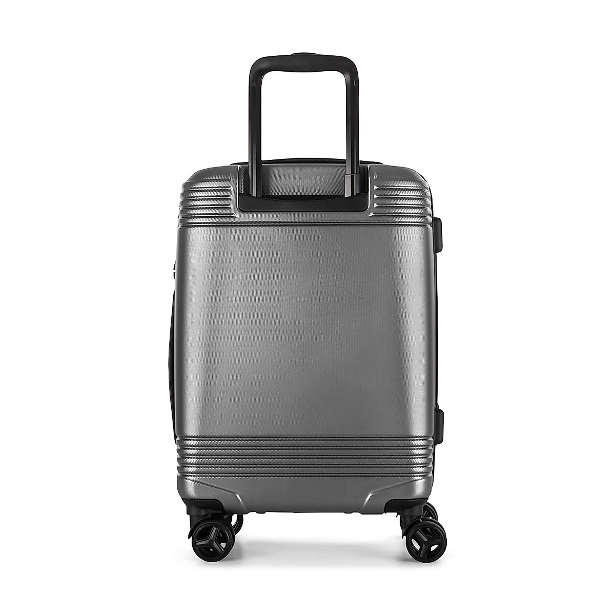 Bugatti Nashville Collection 20 Inch Hard Shell Spinner Carry On Bag for Airplanes, Hardside Expandable Suitcase with 360-Degree Spinner Wheels, Retractable Handle, Airline Approved, Charcoal
