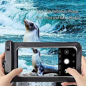 BMHOLU Waterproof Phone Pouch (5) Brown