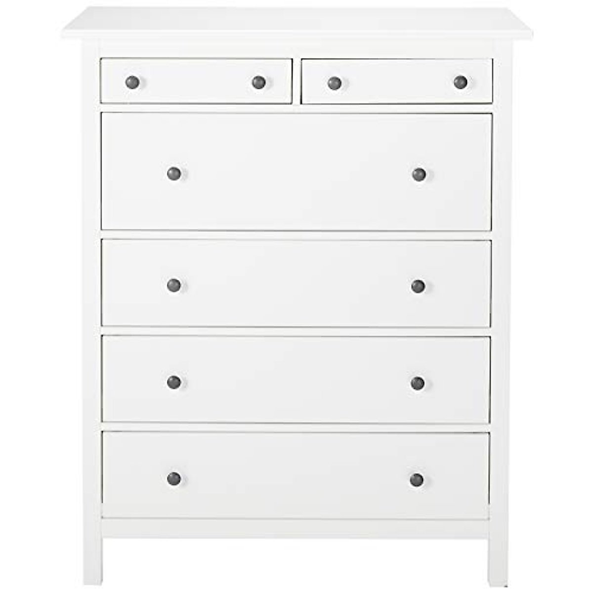 ikeaa IKEA HEMNES 6-Drawer Chest, White Stain ,
