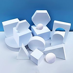 14PCS Product Photography Background Props Waterproof Hard Foam Geometric Cube Props for Photoshoot