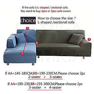 HUIJIE Sofa Slipcovers Sofa Cover,Universal High Elasticity Non-Slip Couch Slipcover Sleepy Cat Printed All-Inclusive Sofa Cover,Armchair Furniture Protector Home Decor,3,Seater 195,230Cm