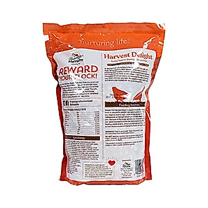 Manna Pro Chicken Treats - Harvest Delight Chicken Scratch - Chicken Feed Treat - Chicken Scratch Feed - 2.25 Pounds