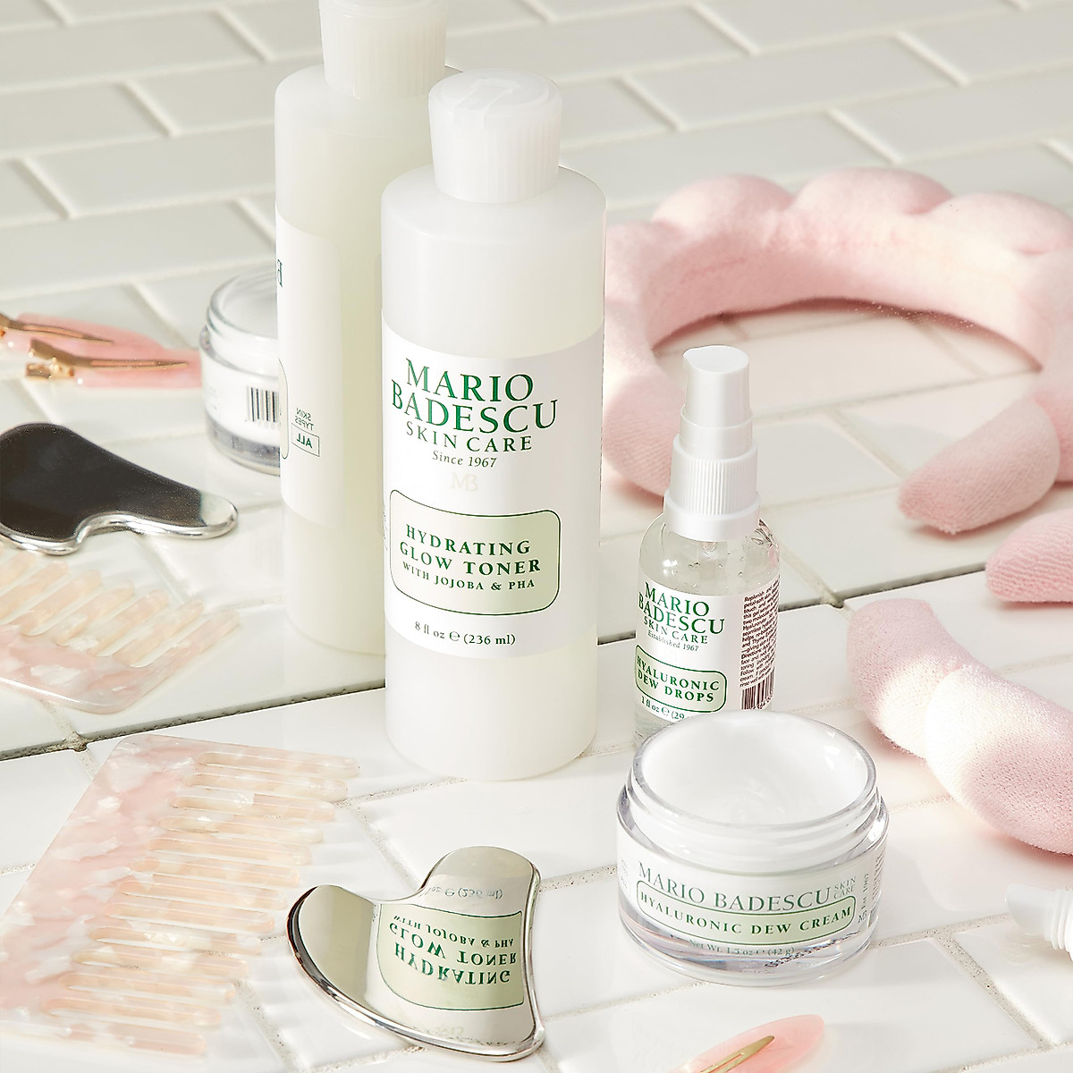 Mario Badescu Hydrating Glow Toner with Jojoba & PHA - Brightens, Rejuvenates, and Nourishes for Luminous Skin - Facial Toner and Serum Formula with Cooling Sensation