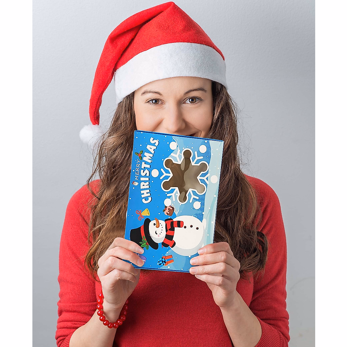 MISS FANTASY Christmas Cookie Boxes with Window 20 Pack Cookie Containers for Gift Giving Cookie Exchang Containers Boxes Holiday Cookie Containers for Treats Cookie Containers for Gift Giving