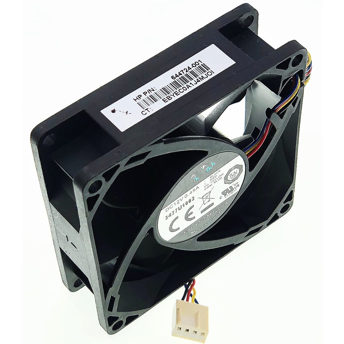 CPU Cooling Fan FA08025M12LPA for HP Envy 700-410 A6000 P7 H8 644724-001 DC 12V 0.45A 4-Wire 4-Pin 8CM 8025 Cooling Fan PWM Silent Fan