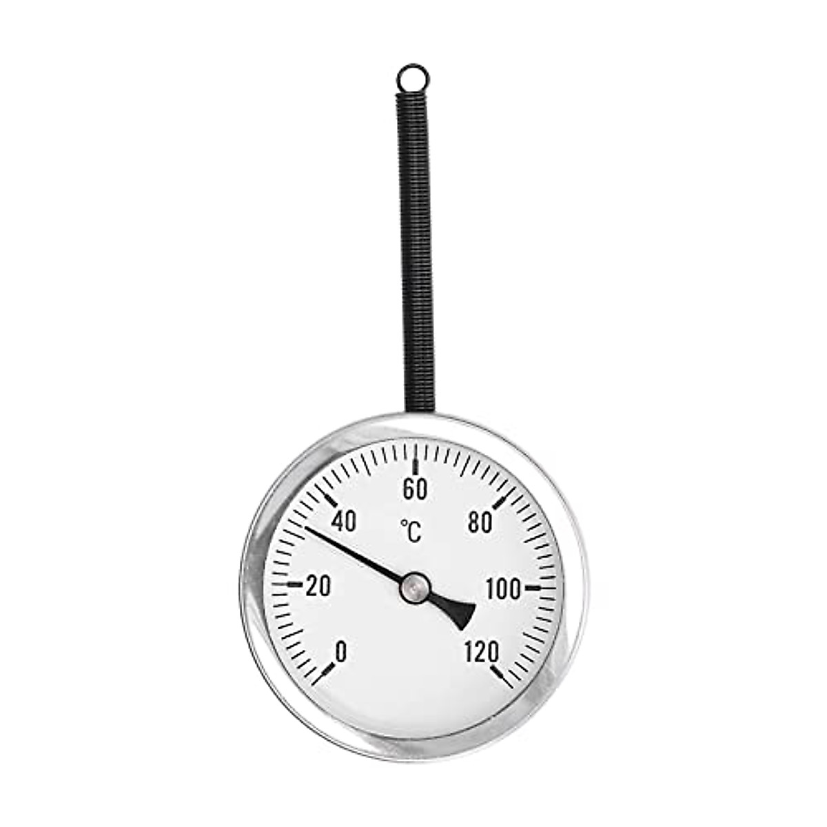 Household Garden Products 63mm Grill Thermometer Stainless Steel Bimetallic High Accuracy 0‑120℃ Easy Reading BBQ Thermometer for Machine