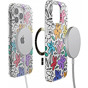 Casely iPhone 14 Pro Max Case | Compatible with MagSafe Outside The Lines | Crayola Marker Case