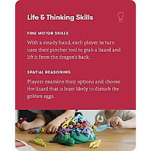 SimplyFun Dreaming Dragon - A Game for Kids Based on Steady Hands, Concentration, and A Little Luck - 2 to 4 Players - Kids Game Ages 6 & Up