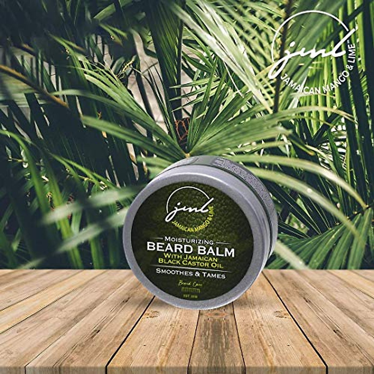 Beard Balm Leave in Conditioner – Jamaican Mango & Lime – Natural Ingredients Grooming For Men with Shea Butter, Strengthens & Softens Beards & Mustaches, Styles and Hold, Moisturize, & Shine 2 OZ