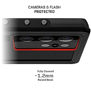 Ghostek NAUTICAL Slim Waterproof Case for Galaxy S22 Ultra 5G - Heavy Duty Shockproof Protection, Built-In Screen & Camera Lens Protector (Black)