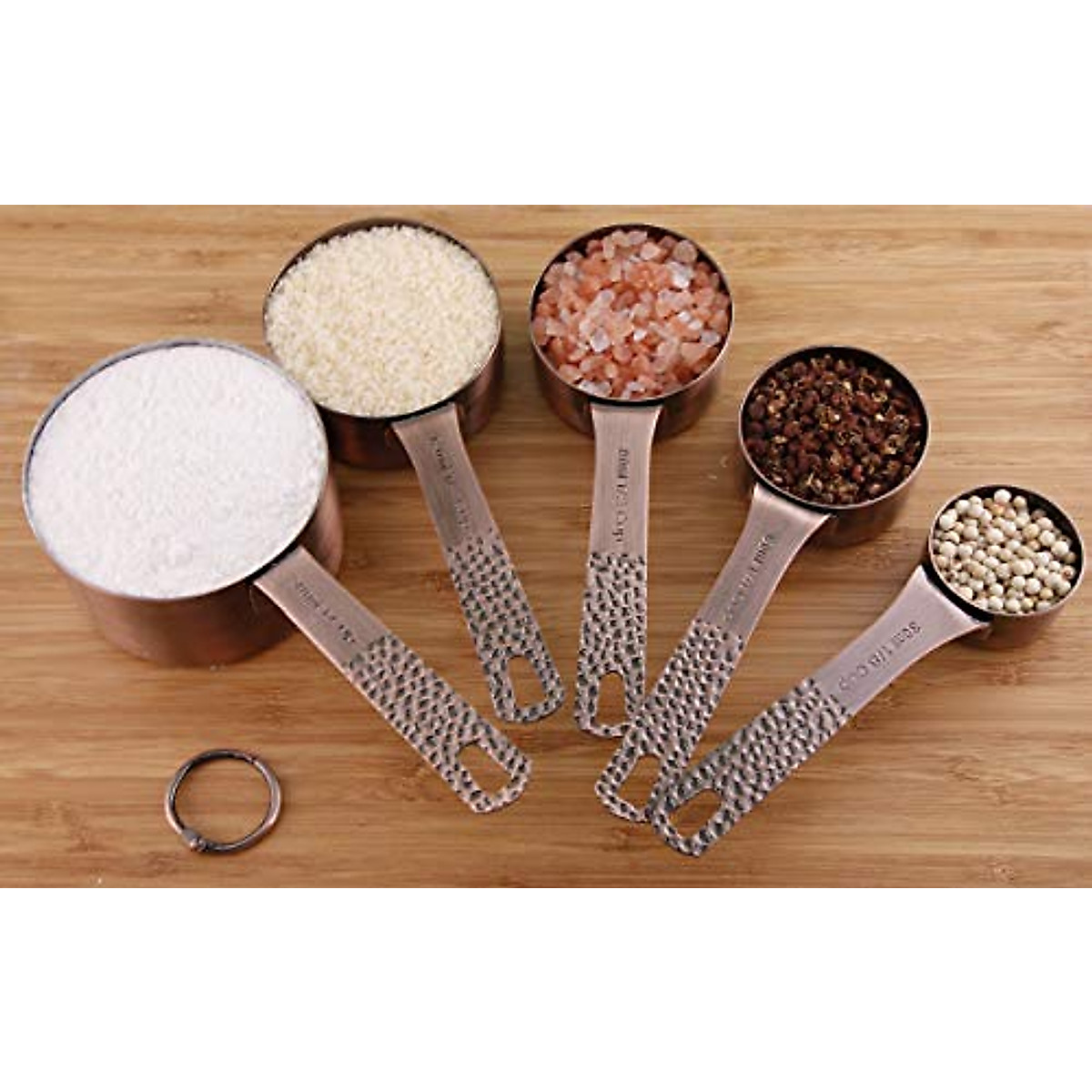 Measuring Cups and Spoons Set, Copper Measuring Cups and Spoons, Stainless Steel Measuring Cups and Spoons, 5 Measurer cups 6 Measure Spoons, Copper Measure Cups, Copper Measuring Spoons