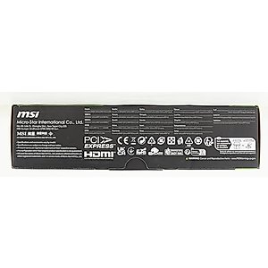 MSI GeForce RTX 4060 Ventus 2X Black 8G OC Gaming Graphics Card - 8GB GDDR6X, PCI Express Gen 4, 128-bit, 3X DP v 1.4a, HDMI 2.1a (Supports 4K & 8K HDR)