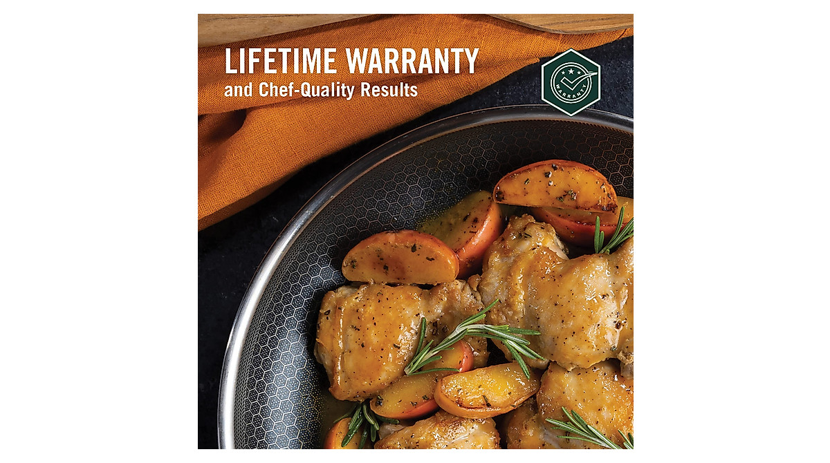 HexClad 16 Piece Hybrid Cookware Set - Premium Non-Stick