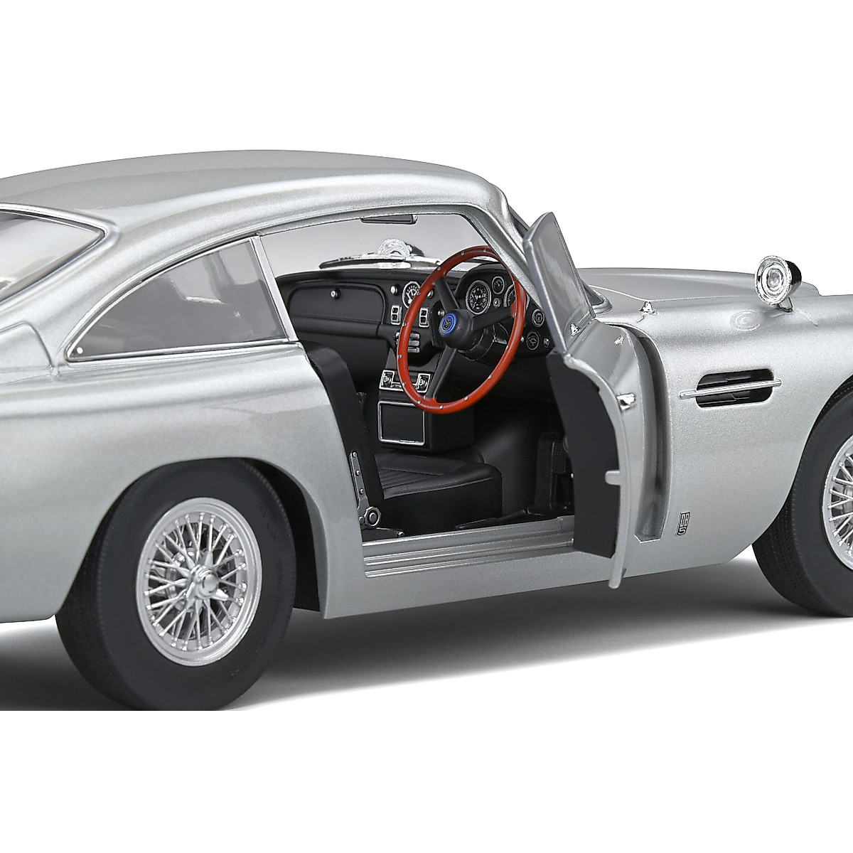 Solido S1807101 1:18 1964 DB5-Silver Birch Aston Martin Collectible Miniature car, Silver,Unisex Adult