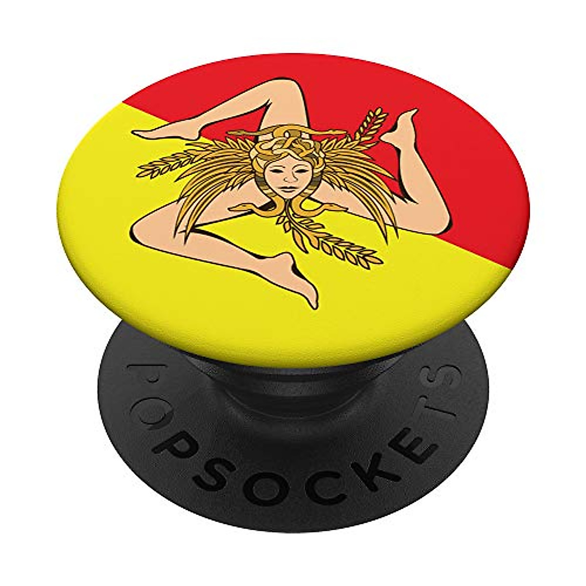 Sicilian Pride - Sicilia - Sicily Trinacria PopSockets PopGrip: Swappable Grip for Phones & Tablets