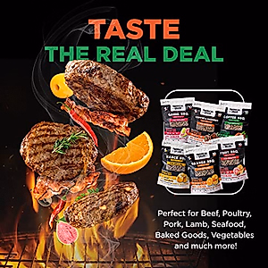 Tropical Spark - Wood Pellets, Aromatic Smoker Pellets, Wood Pellets for Smoker, Assorted Costa Rican BBQ Pellets, Grill Pellets for Smoking, Grilling, Baking, Roasting, & Braising, 6 Pack