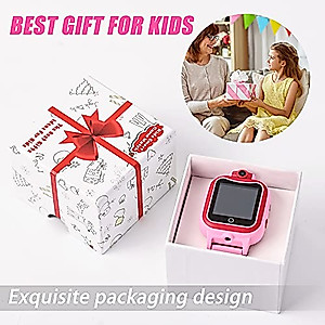 Rindol Toys for 3-8 Year Old Girls Kids Watch with Camera Smart Watches for Kids Birthday Gifts for 4 5 6 7 8 9 Girl