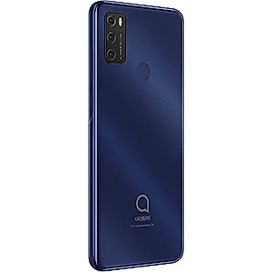 Alcatel 1S (2021) Dual-SIM 32GB ROM + 3GB RAM (GSM Only | No CDMA) Factory Unlocked 4G/LTE Smartphone (Blue) - International Version