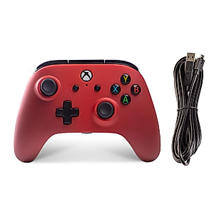Power A Enhanced Wired Controller for Xbox One & Windows 10 - Red