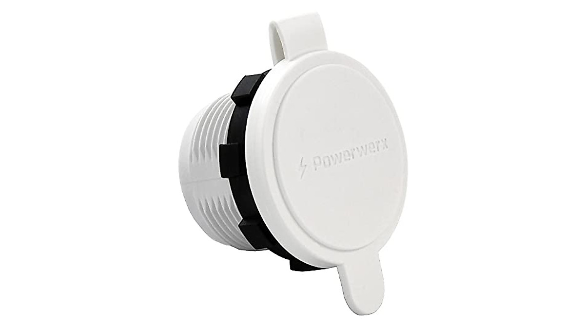 Powerwerx PanelPole2-White Weatherproof Panel Mount for Powerpole ...