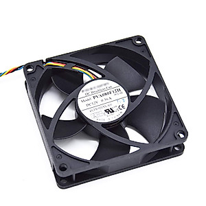 BAY Direct 12V 0.36A 4WIRE 4.32W 80 * 80 * 20mm Replacement Rear Case Fan for Dell OptiPlex 790 990 SFF Compatible Part Number PVA080F12H 725Y7