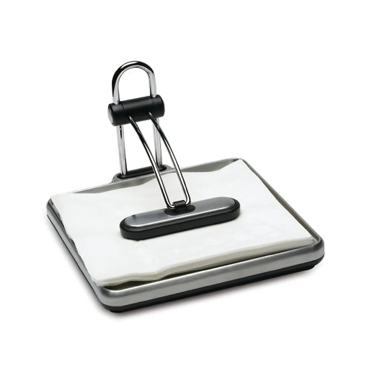 simplehuman Quick Grip Napkin Holder, Stainless Steel