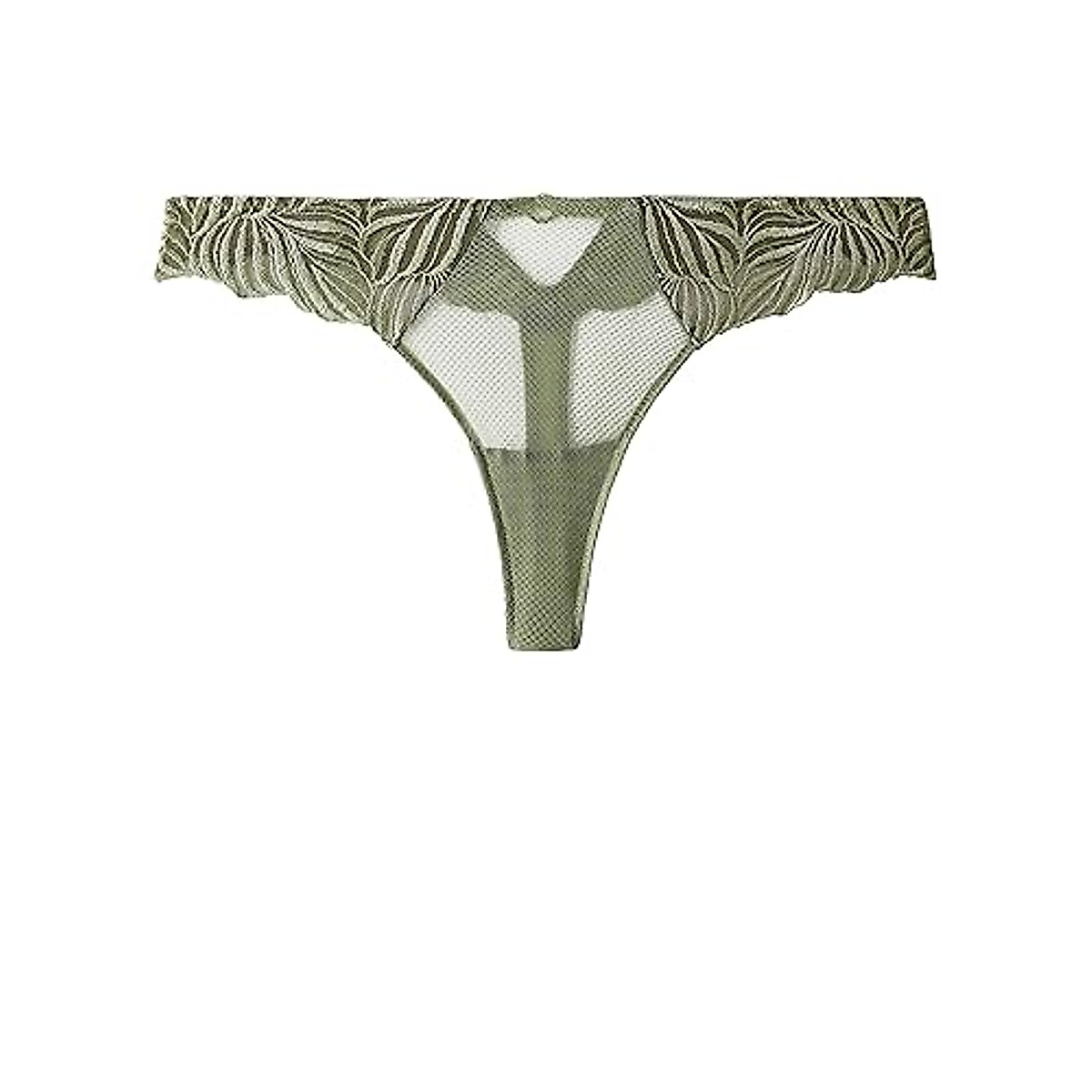 Aubade Women's Paradis Exotique Tanga, Green (Amazonia), XX-Large
