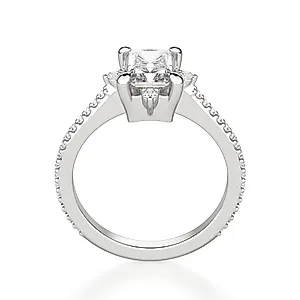 Shree Diamond 3.25 CT Radiant Infinity Accent Engagement Ring Wedding Eternity Band Vintage Solitaire Silver Jewelry Halo-Setting Anniversary Praise Vintage Ring Gift (6)